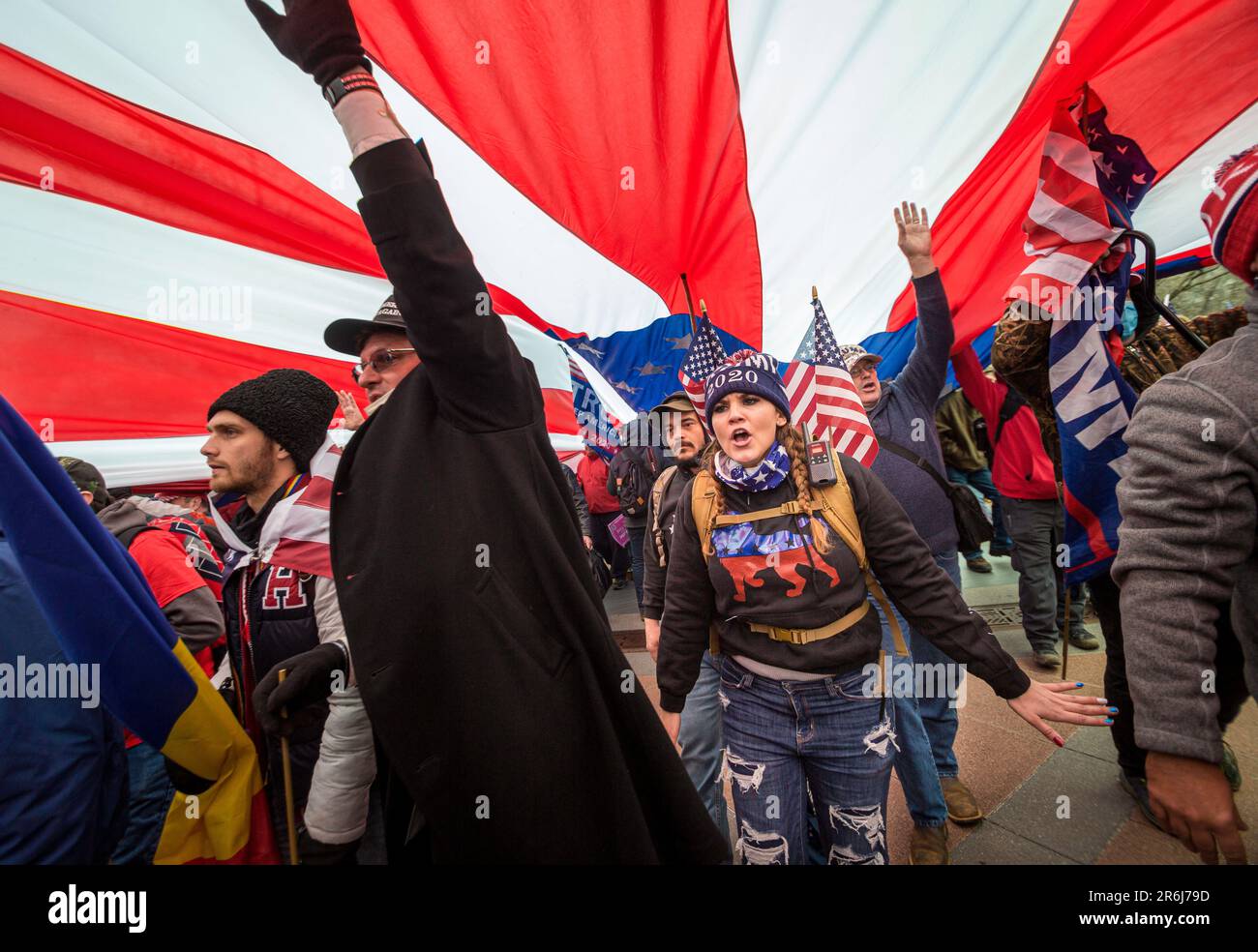 Qanon capitol riots hi-res stock photography and images - Alamy