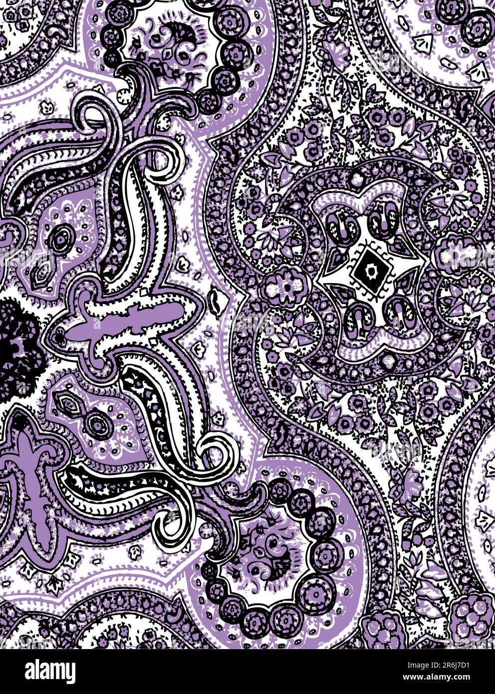 Cool paisley Stock Vector Images - Alamy