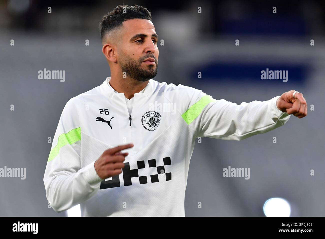 Istanbul, Turkey. 09th June, 2023. Riyad Mahrez (26) of Manchester City ...