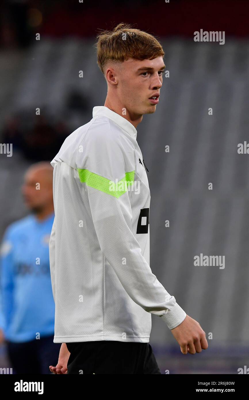Istanbul, Turkey. 09th June, 2023. Cole Palmer (80) of Manchester City ...