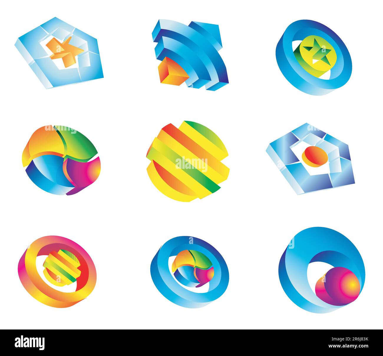 Detailed spiral shape Cut Out Stock Images & Pictures - Alamy