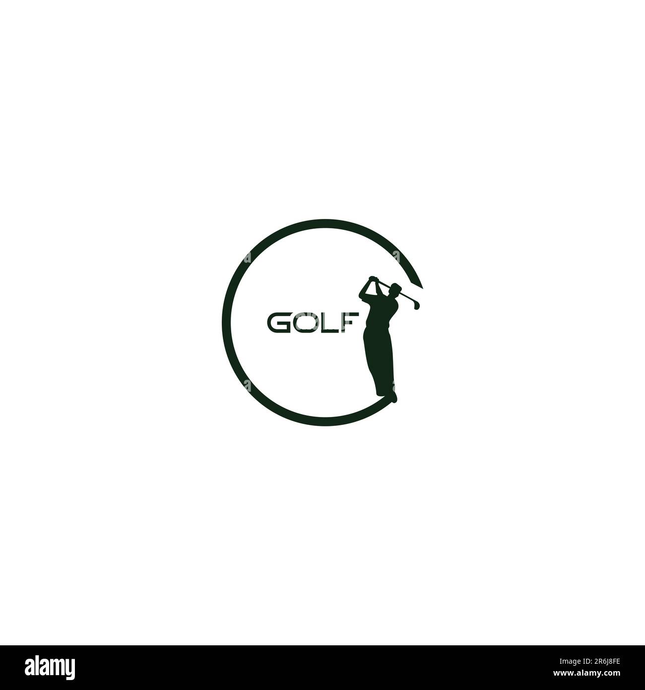 Golf Logo Symbols. Golf Sport Logo Vector Stock Vector Image & Art - Alamy