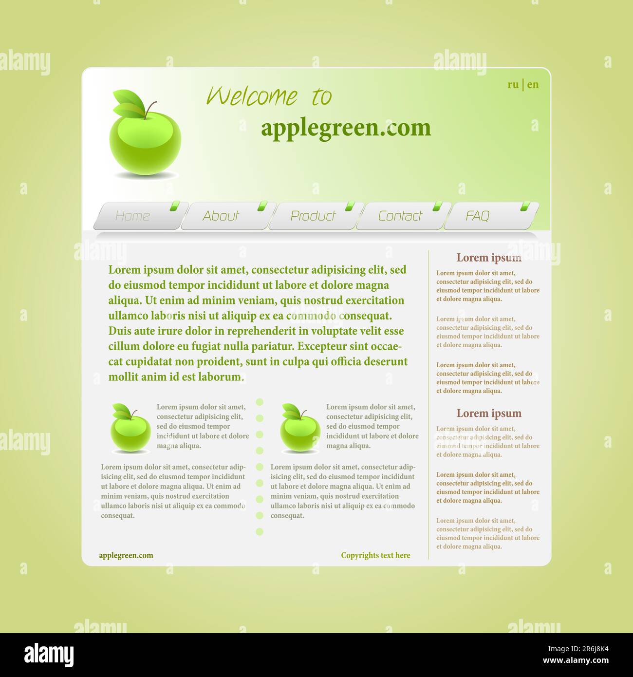 Vector website template Stock Vector Image & Art - Alamy Vector website template Stock Vector Image & Art - Alamy
