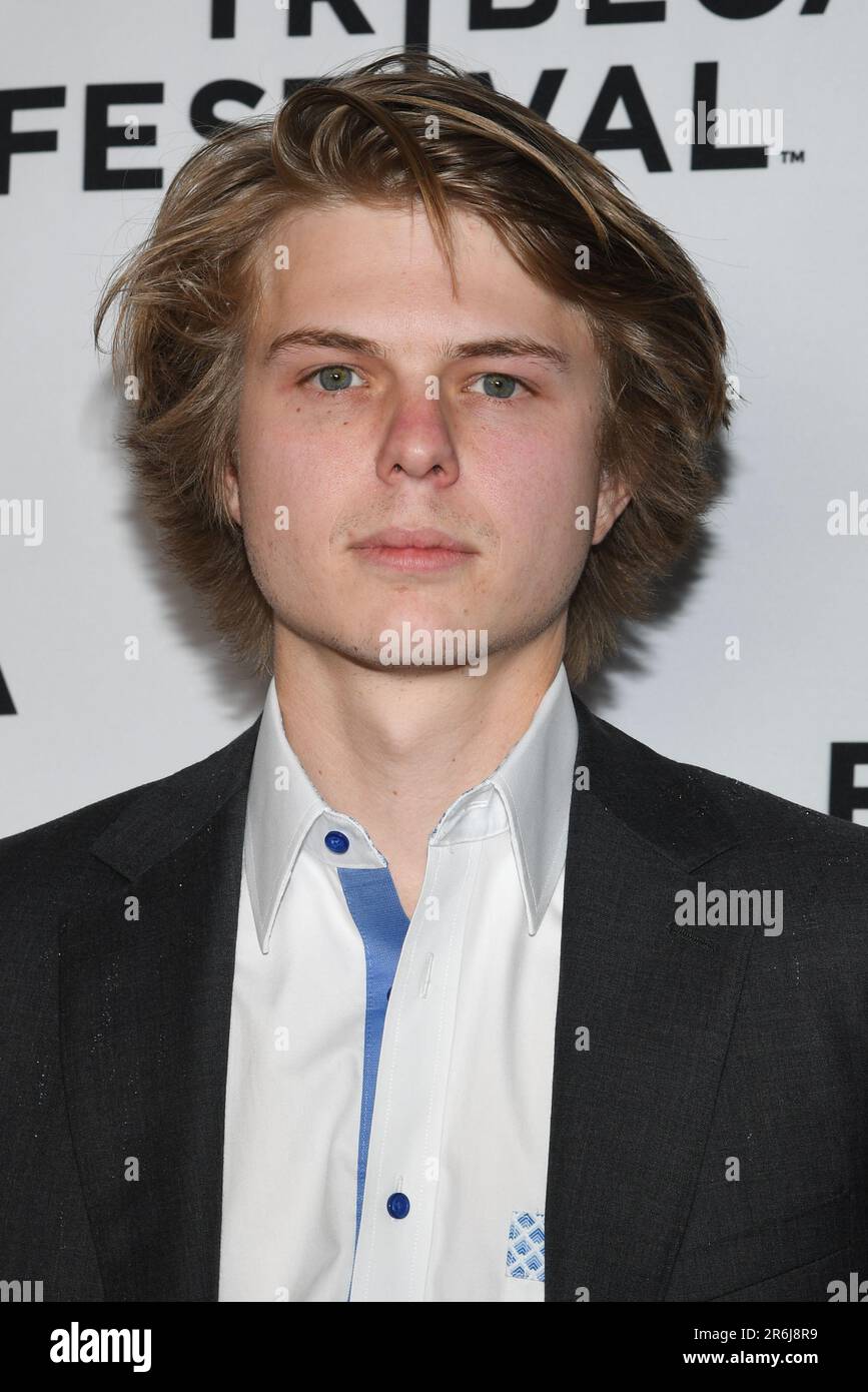 New York, USA. 09th June, 2023. Mason Roberts attends ‘The Line' Tribeca Festival film premiere ...