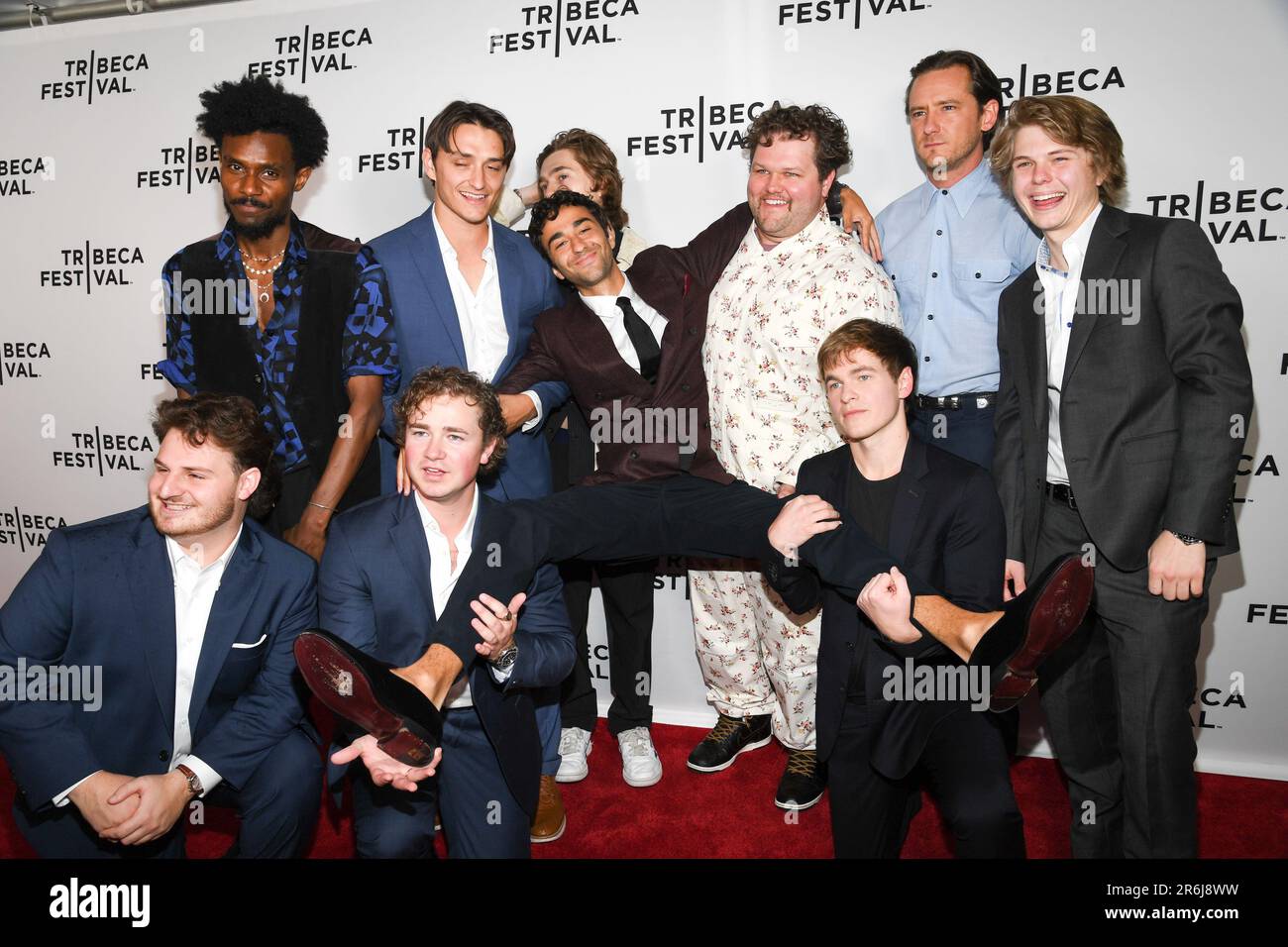 New York, USA. 09th June, 2023. The cast, including Alex Wolff, Bo ...