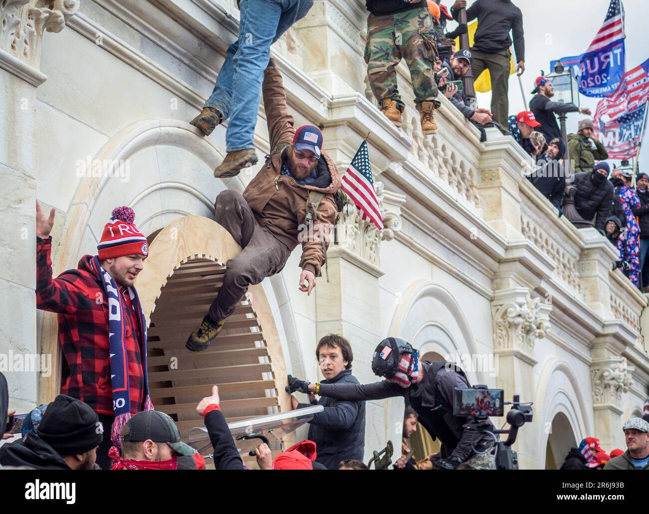Qanon flag hi-res stock photography and images - Alamy