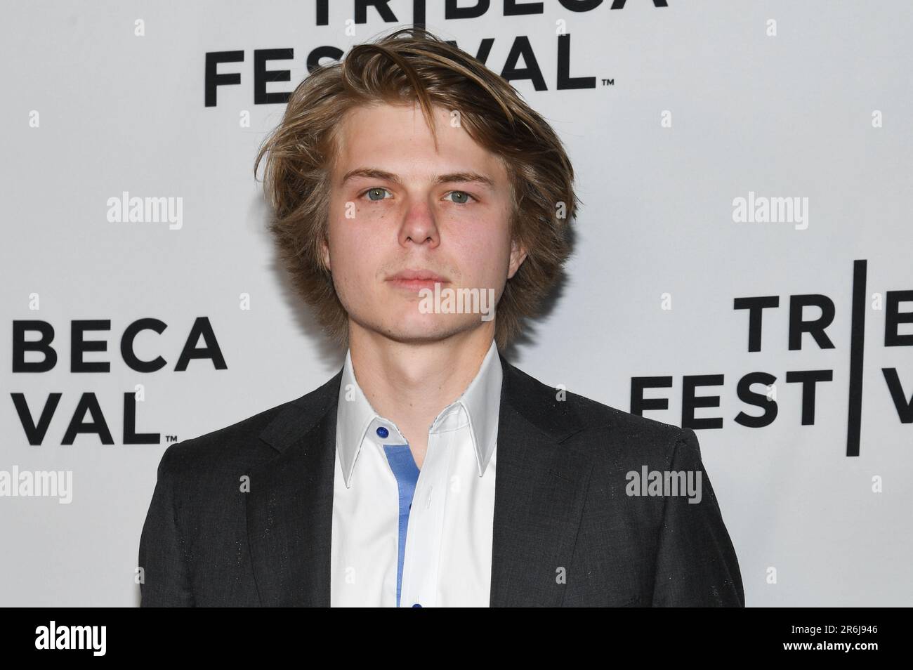 New York, USA. 09th June, 2023. Mason Roberts attends ‘The Line' Tribeca Festival film premiere ...