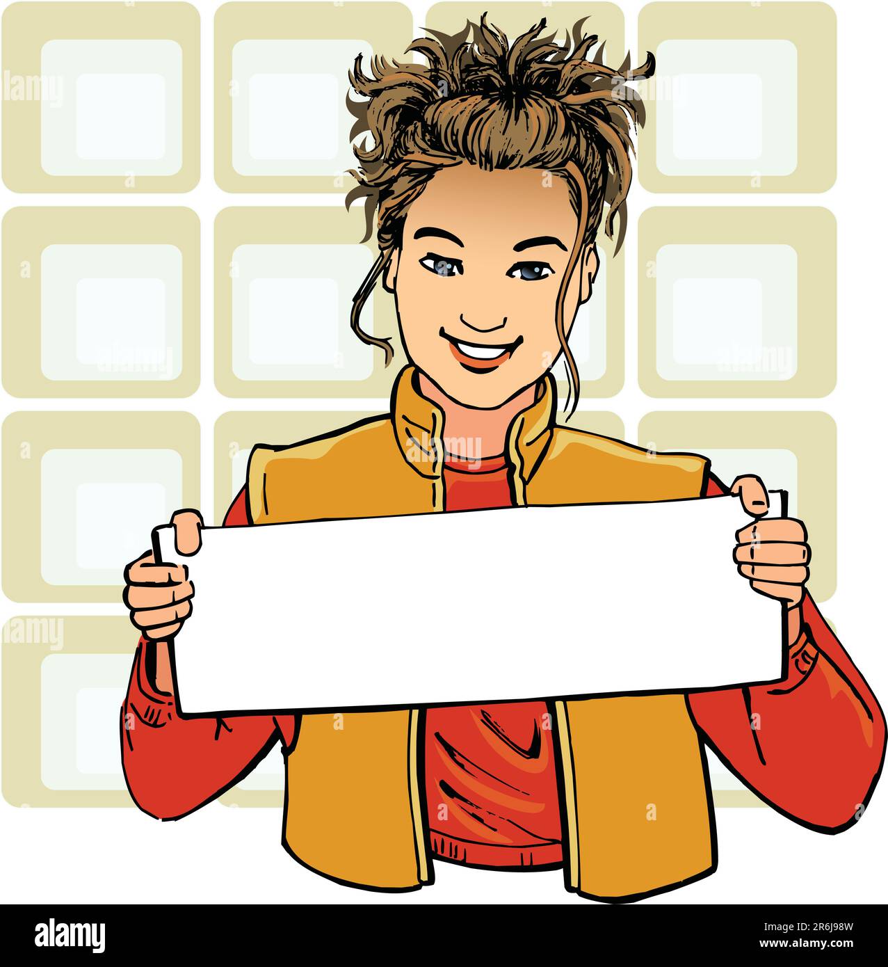 He changed clothes Stock Vector Images - Alamy