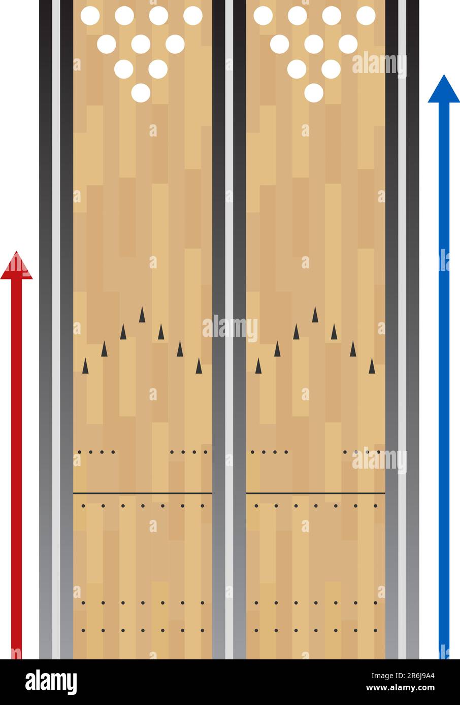 10 pin bowling Stock Vector Images - Alamy