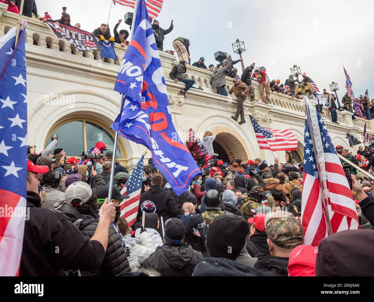 Qanon capitol riots hi-res stock photography and images - Alamy