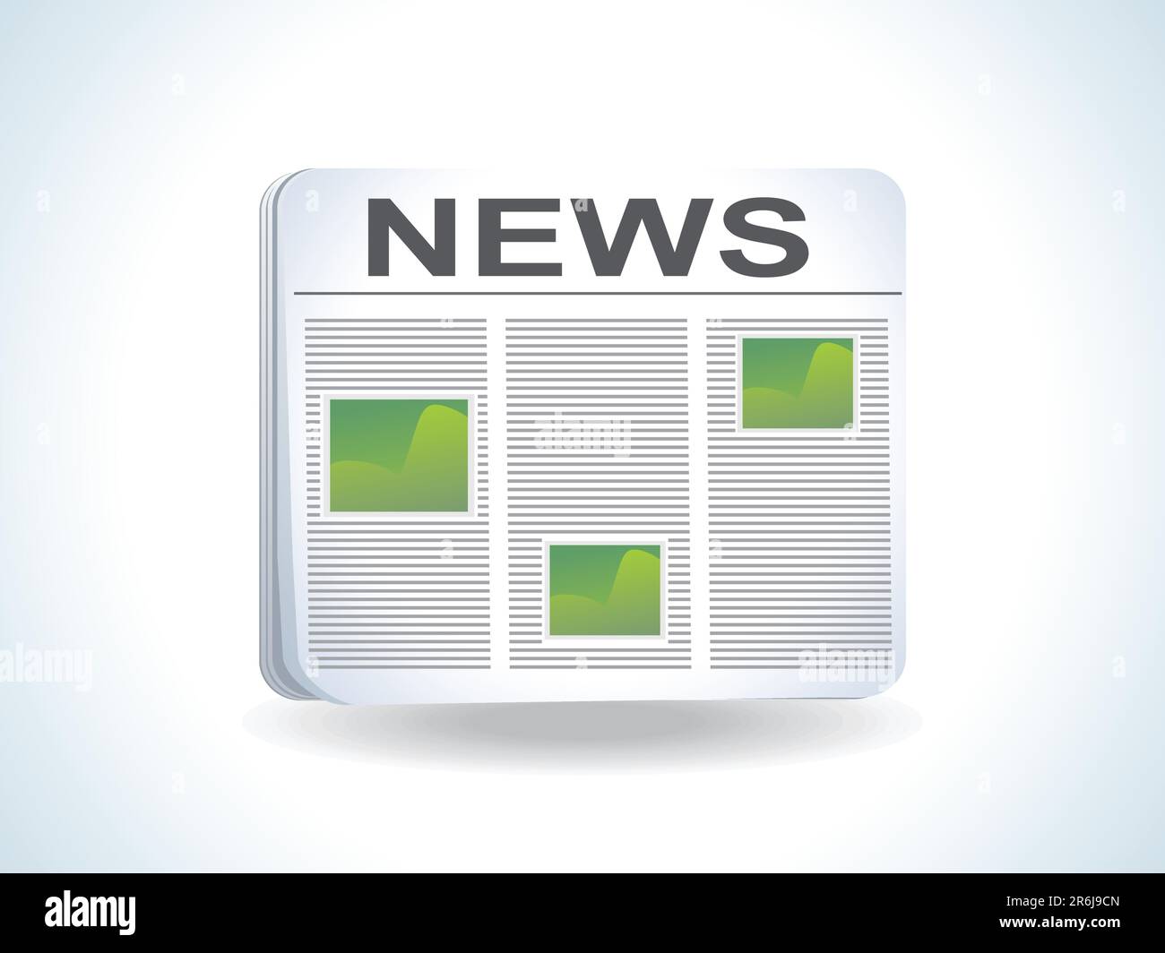 abstract glossy news icon vector illustration Stock Vector Image & Art ...
