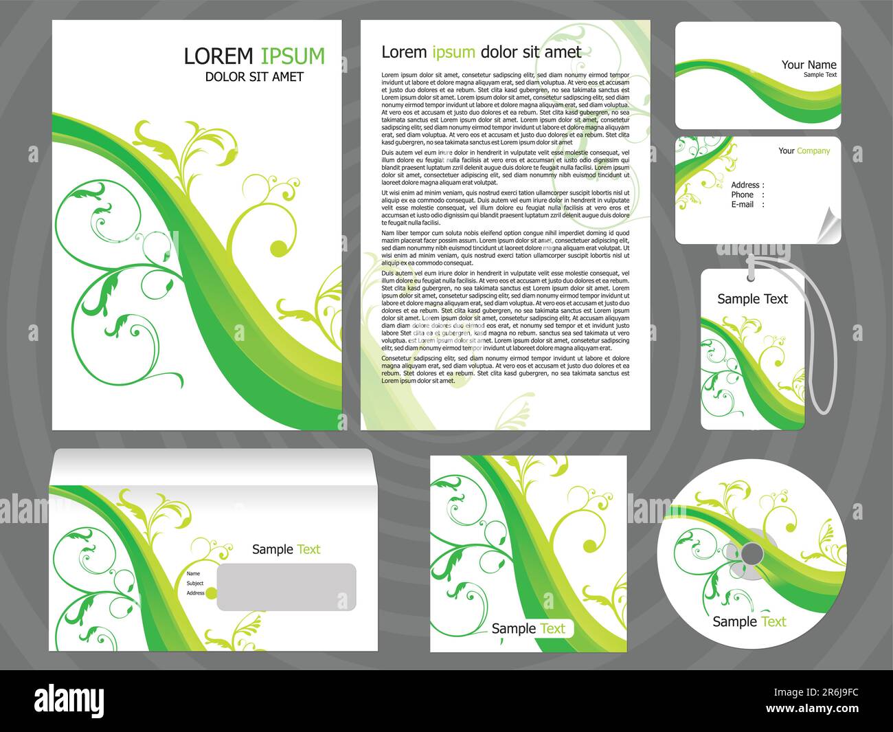 abstract print design templates vector illustration Stock Vector Image ...