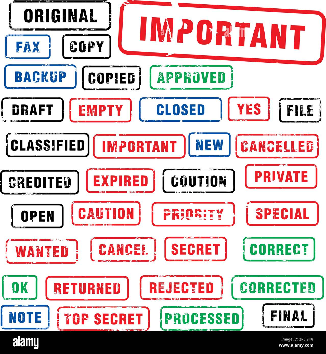 Accounting stamps Stock Vector Images - Alamy