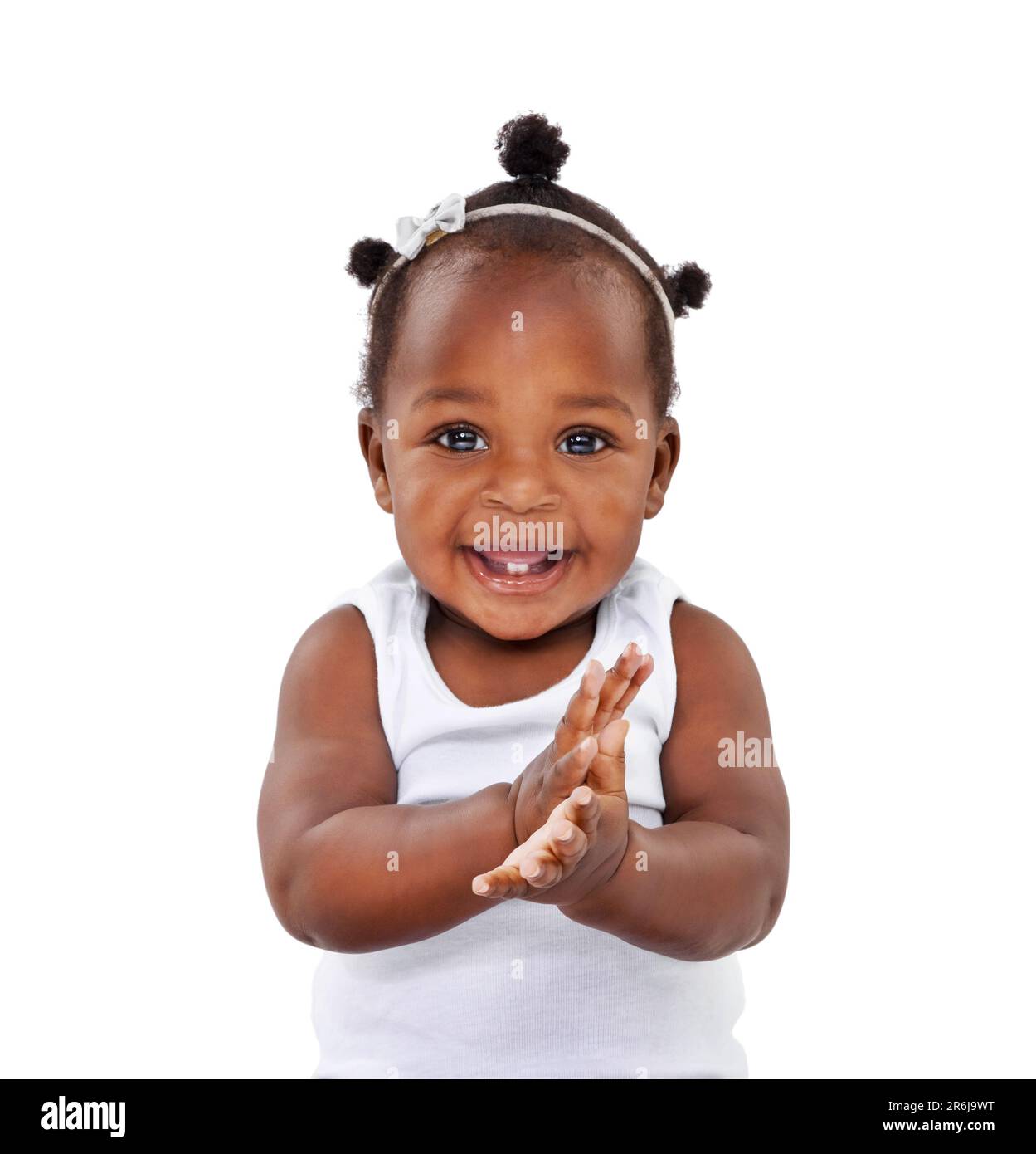 Cute baby clapping hands smiling hi-res stock photography and images ...