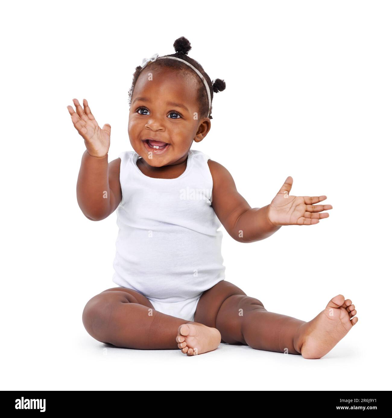 Excited Black Baby