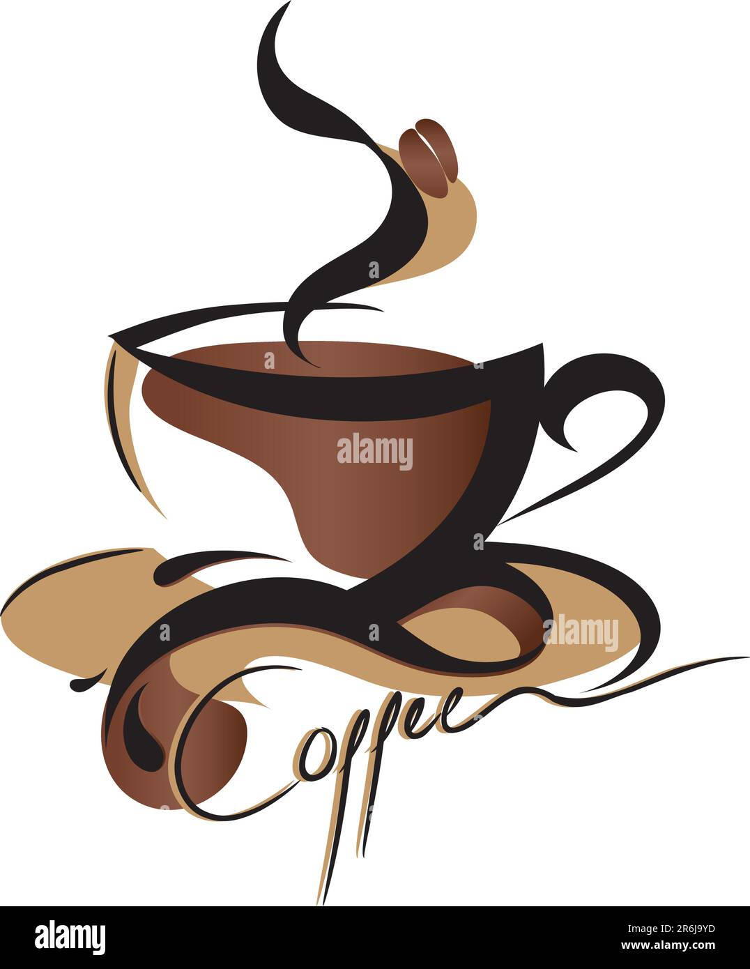 Vector illustration of coffee sign,logo Stock Vector Image & Art - Alamy