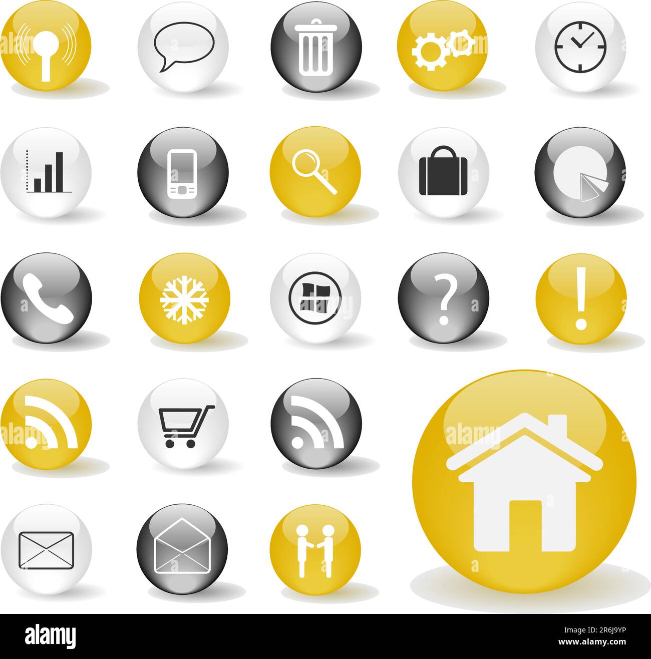 Navigate icons Stock Vector Images - Alamy