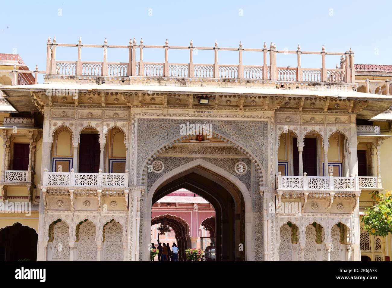 Rajendra Pol, City palace, Jaipur Stock Photo - Alamy