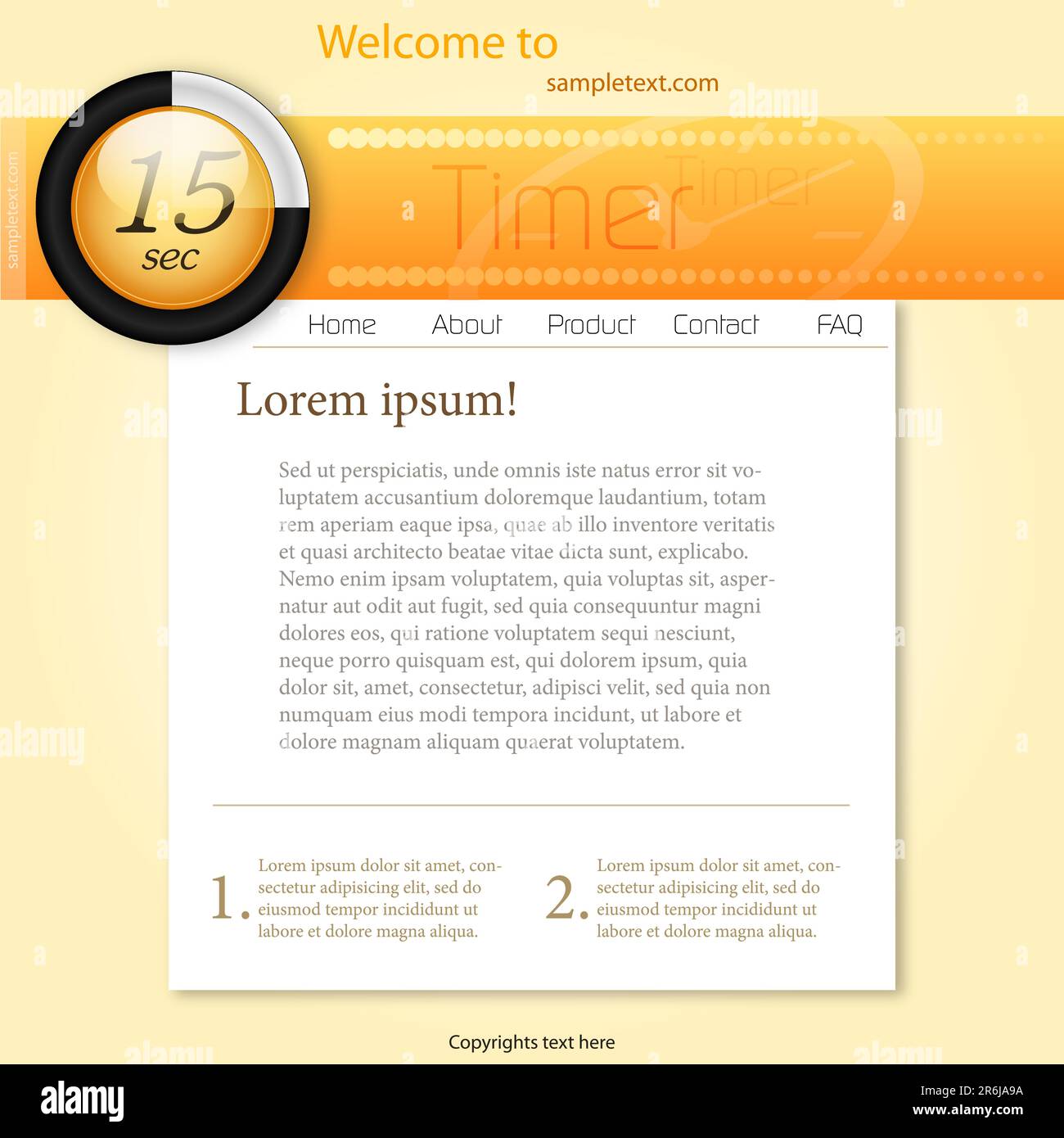 Vector website template Stock Vector Image & Art - Alamy Vector website template Stock Vector Image & Art - Alamy