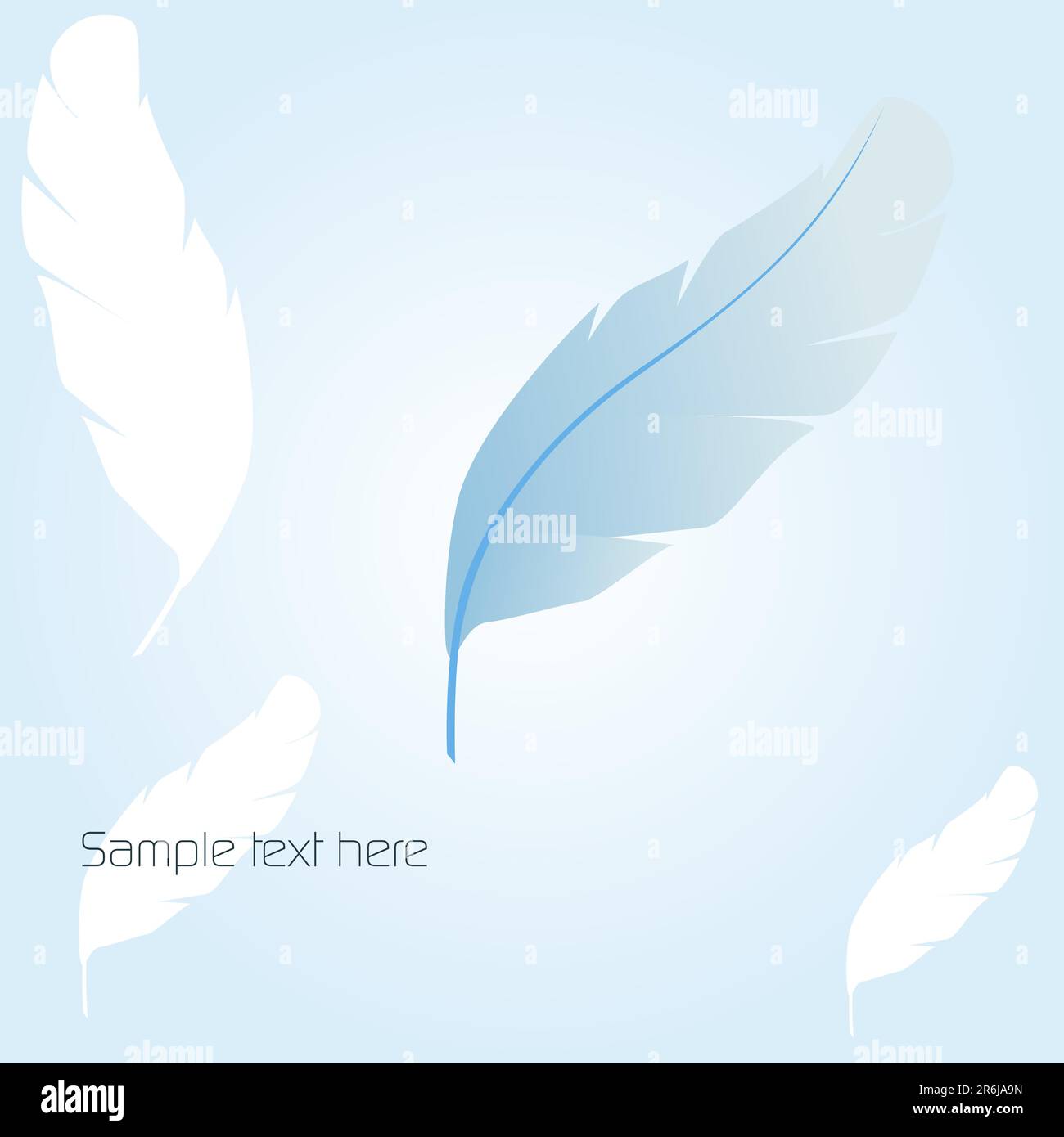 Feather writing paper Stock Vector Images - Alamy