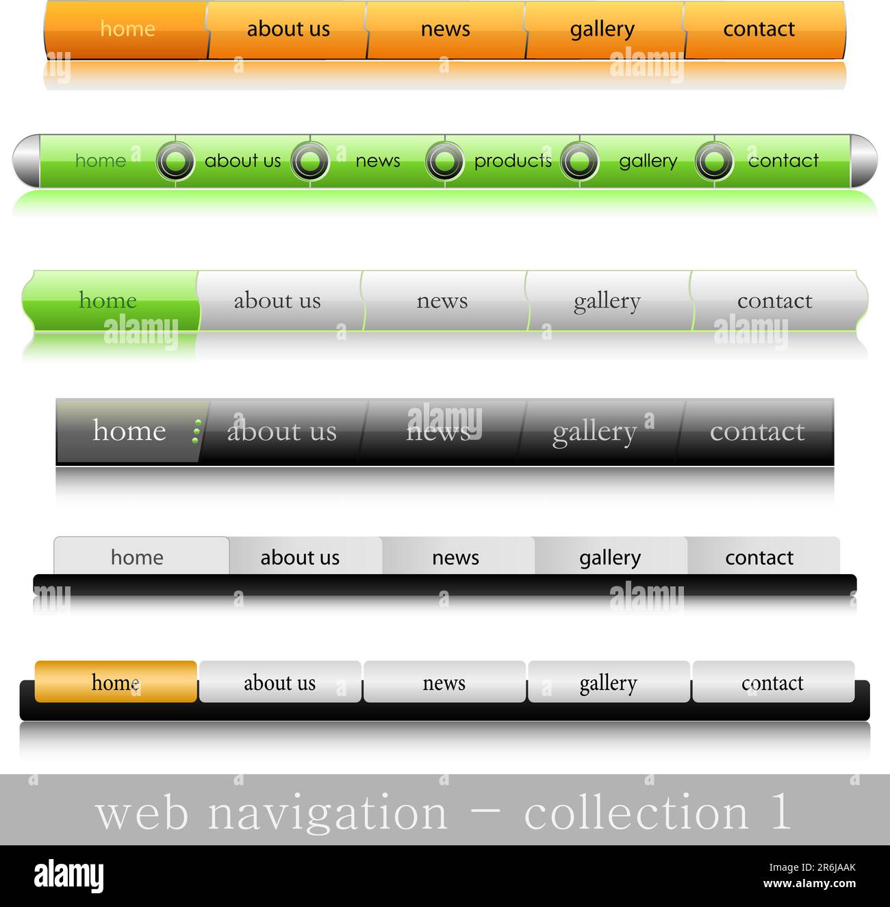 Navigation menus hi-res stock photography and images - Alamy