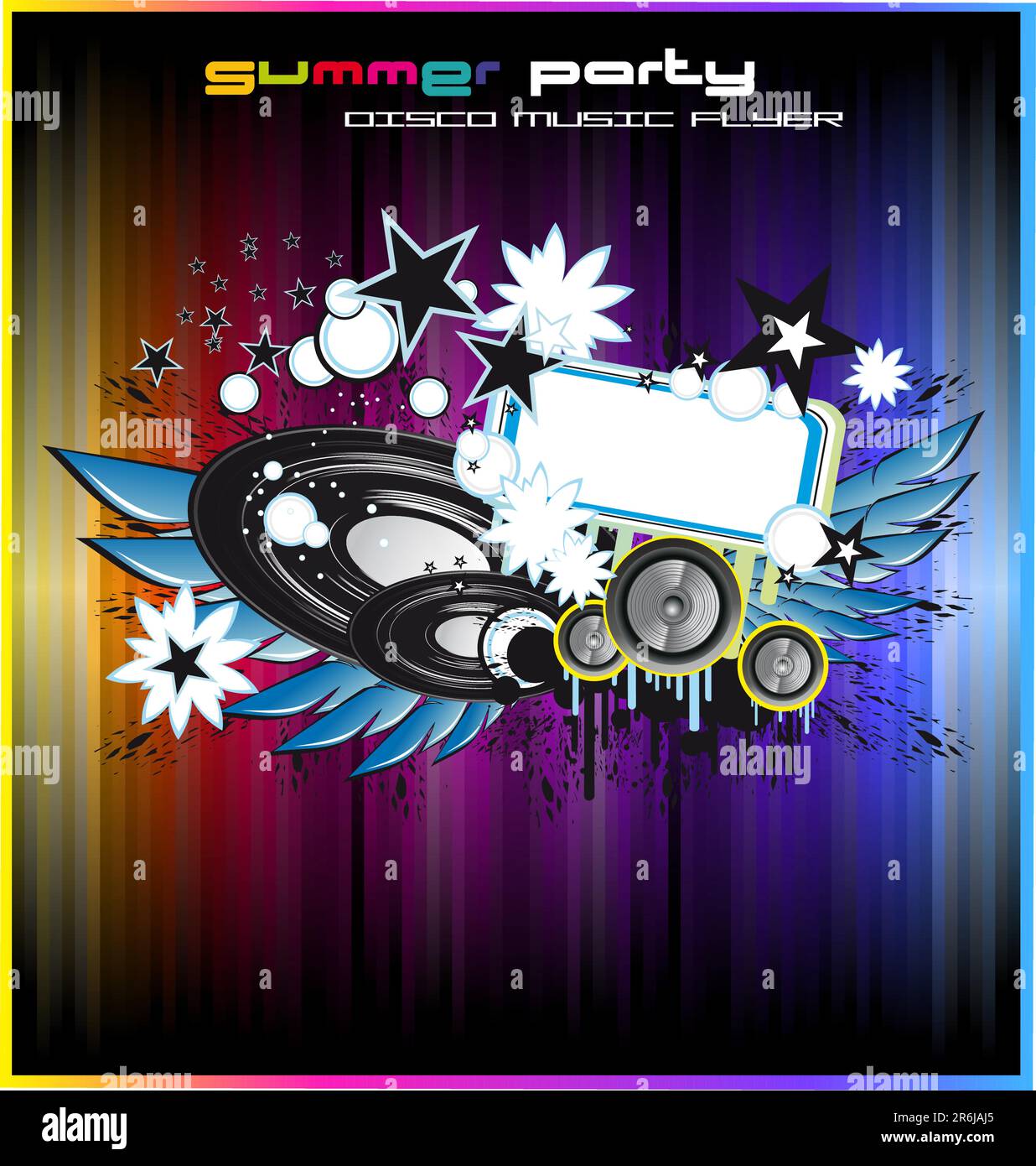 Disco cloud Stock Vector Images - Alamy