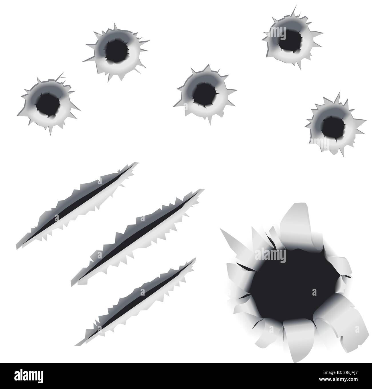 Explosion of a projectile Stock Vector Images - Alamy