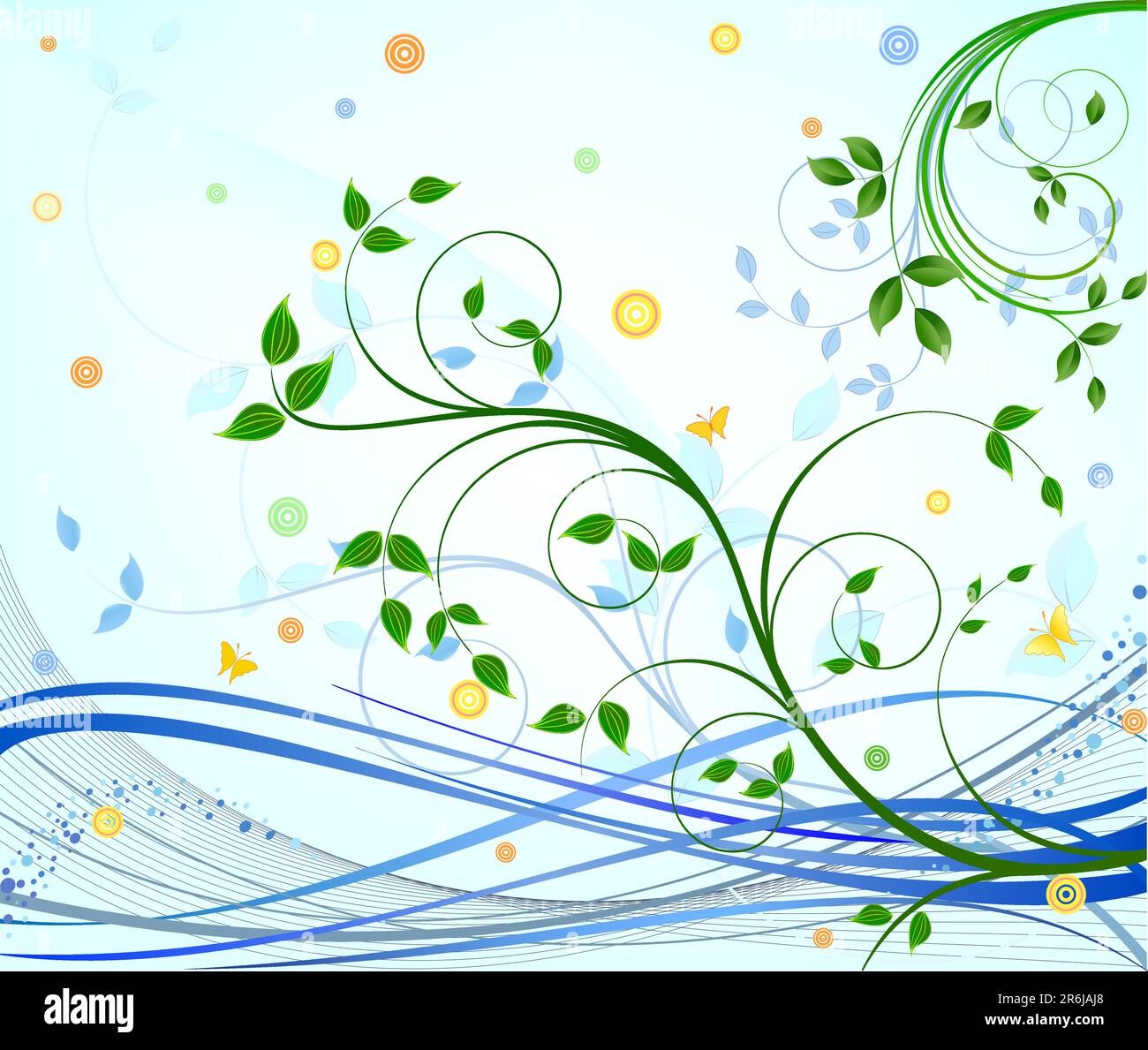 Floral design vector Stock Vector Image & Art - Alamy