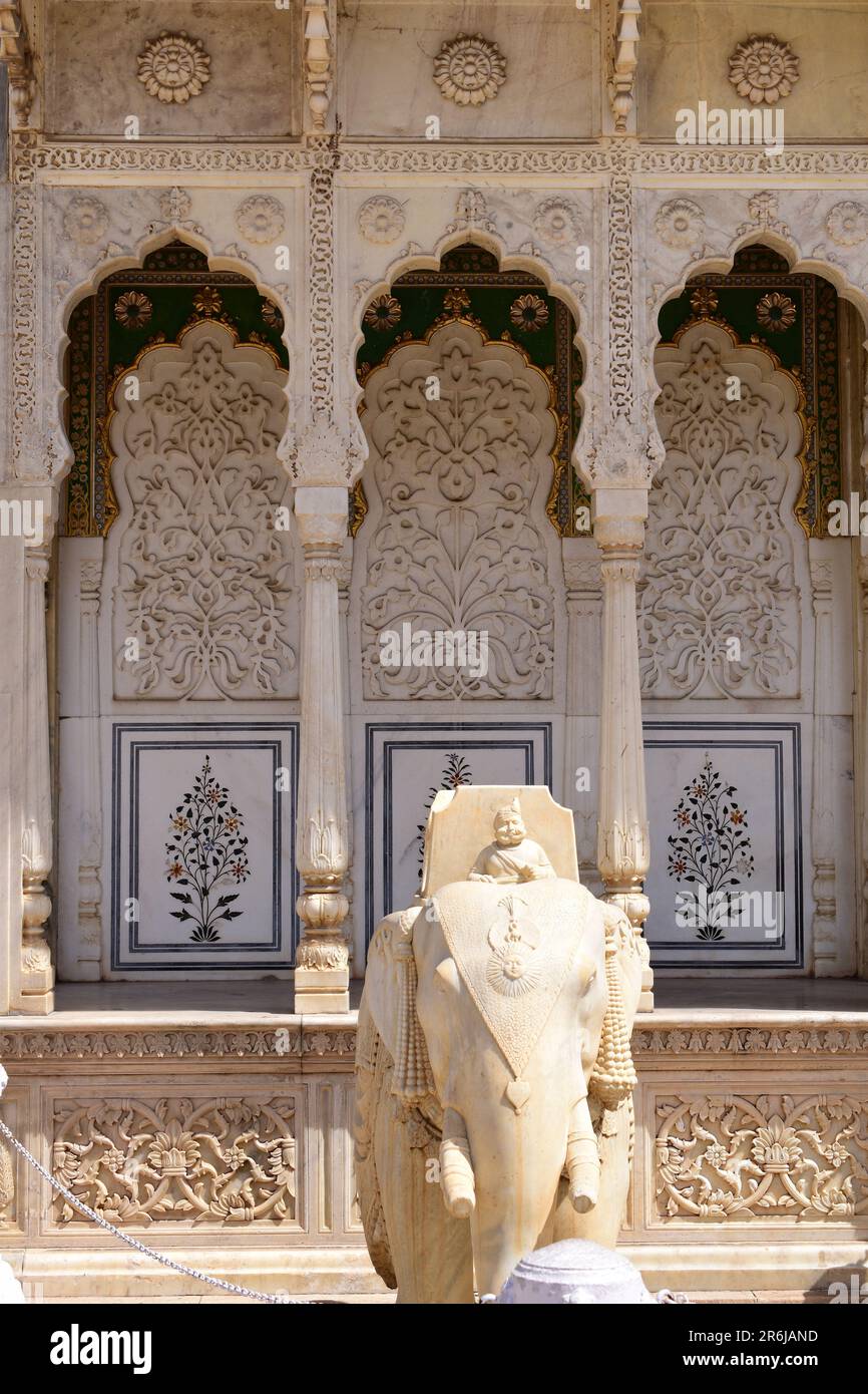 Close up of a part of Rajendra Pol, City Palace, Jaipur Stock Photo - Alamy