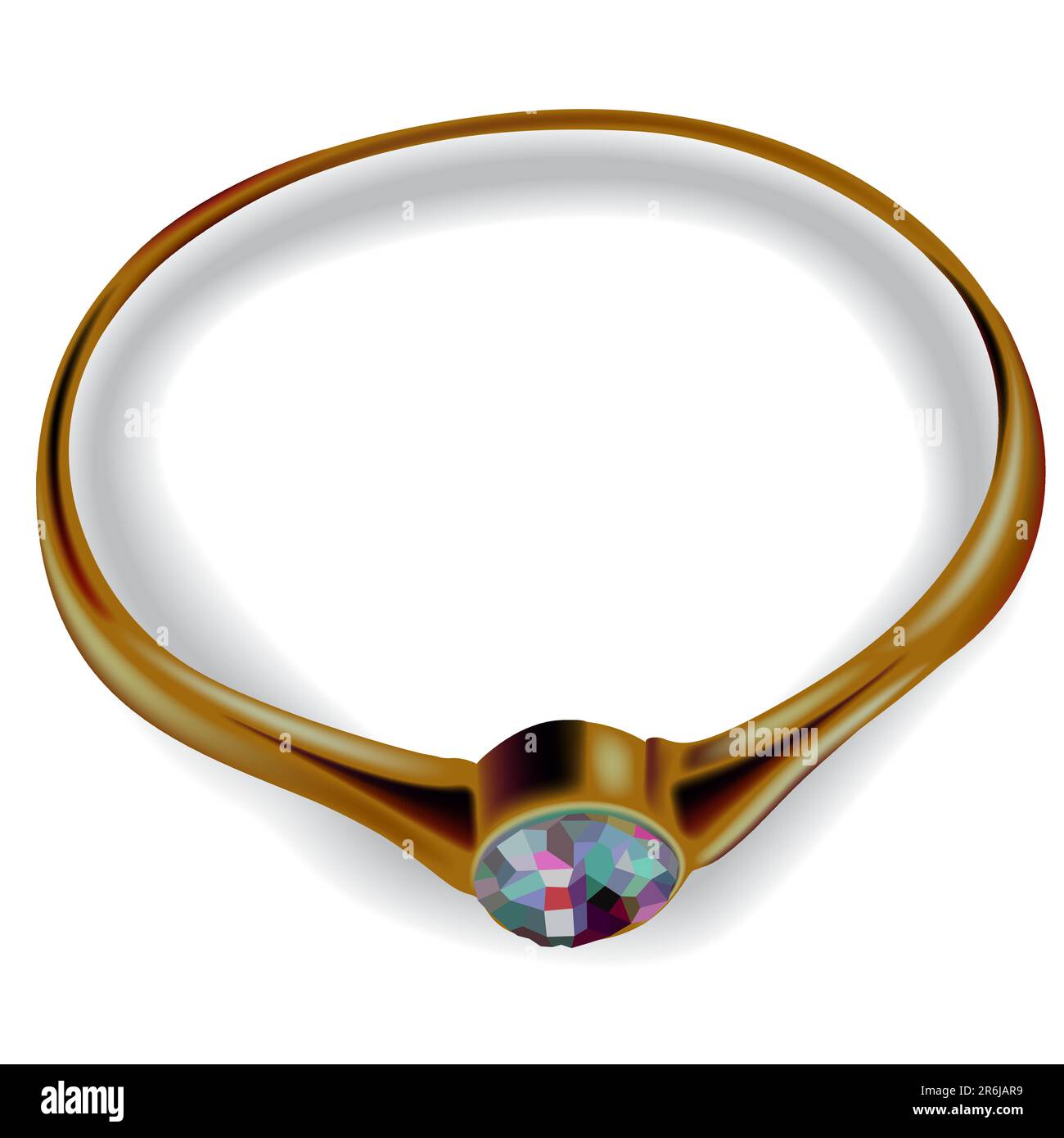 Wedding Ring 03 - High detailed vector illustration Stock Vector Image ...