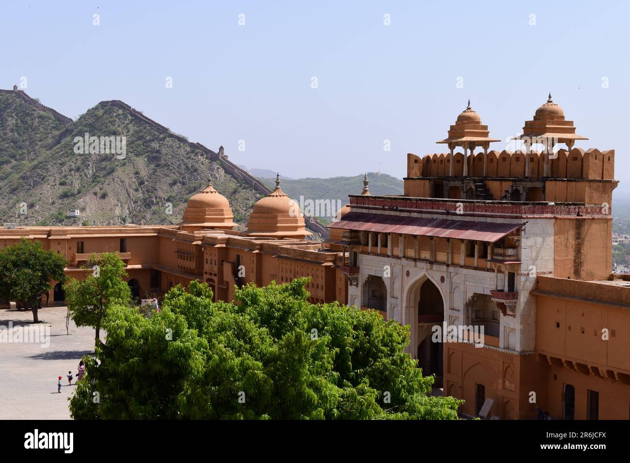 View of Suraj Pol which is the main entrance gate of fort Amer Stock ...