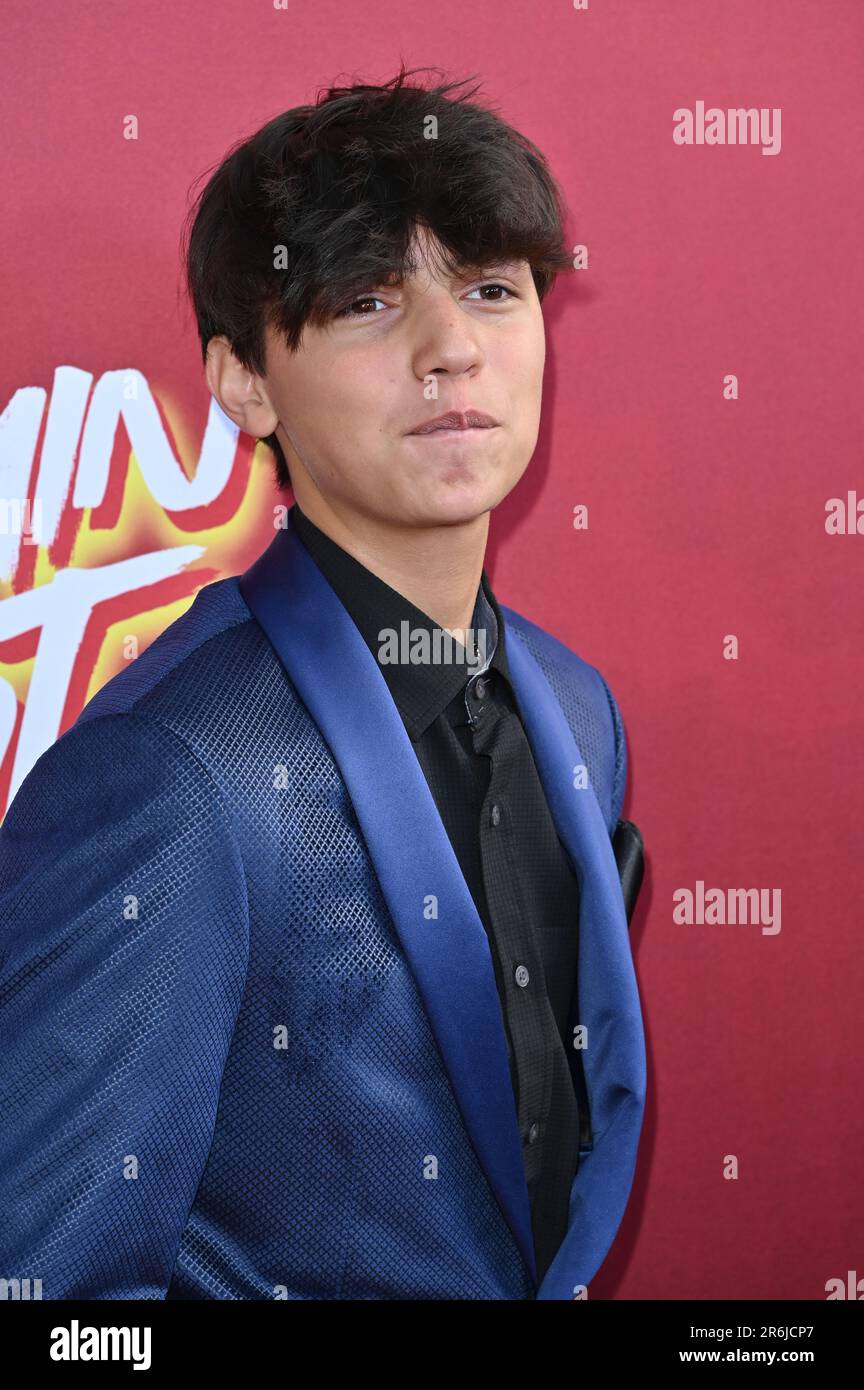 Los Angeles, USA. 09th June, 2023. Hunter Jones at the premiere for "Flamin' Hot" at Hollywood ...