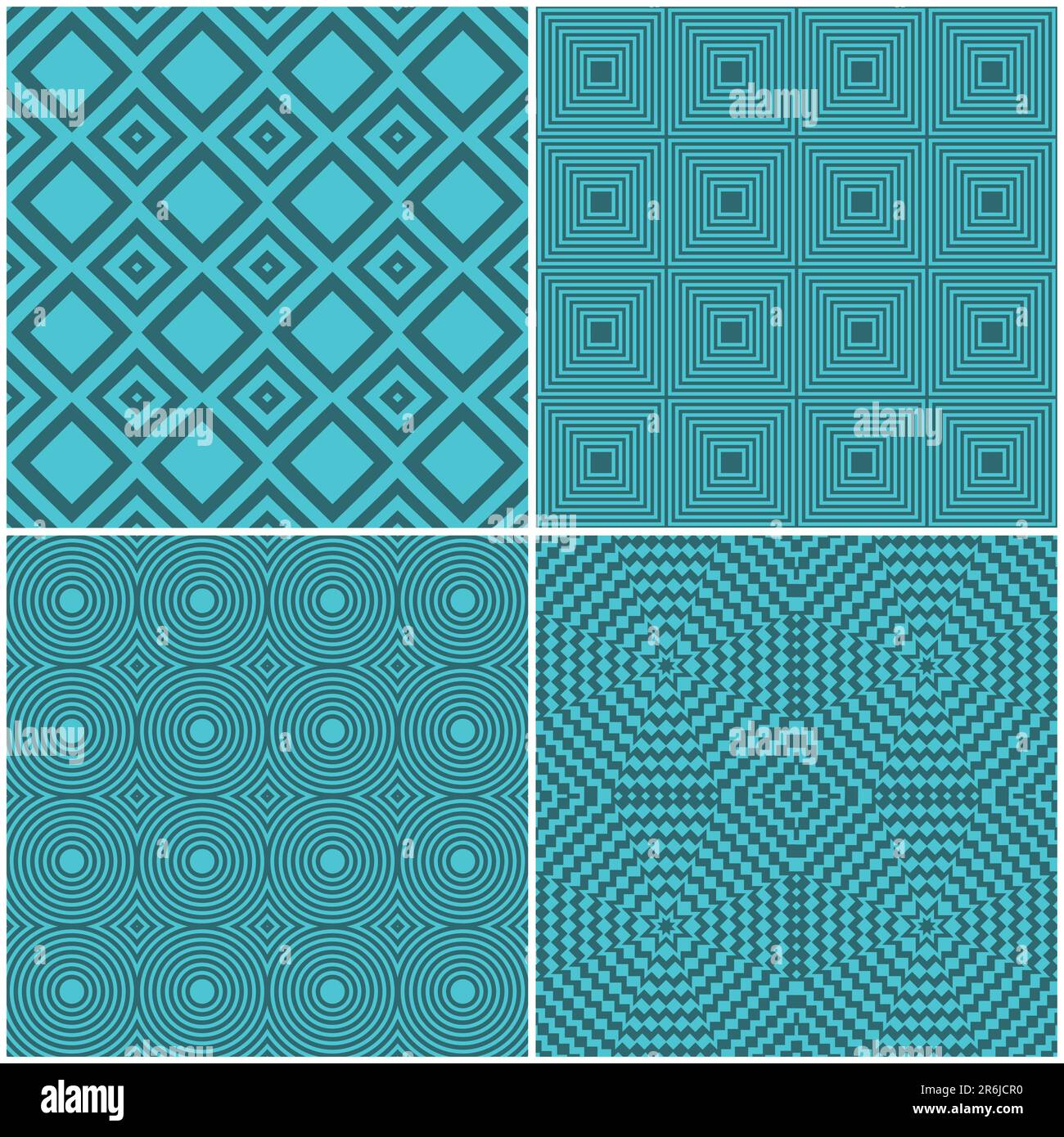 Collection of four seamless tile retro backgrounds Stock Vector Image & Art - Alamy