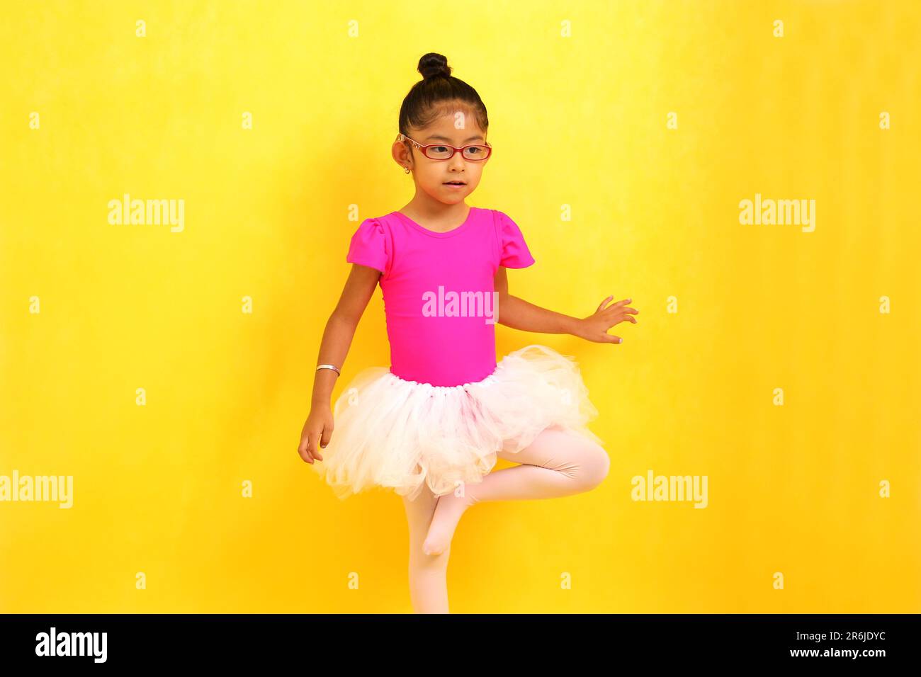 4-year-old brunette Latina girl with autism spectrum disorder (ASD ...