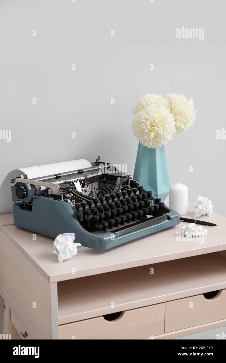 Vintage Typewriter Flowers