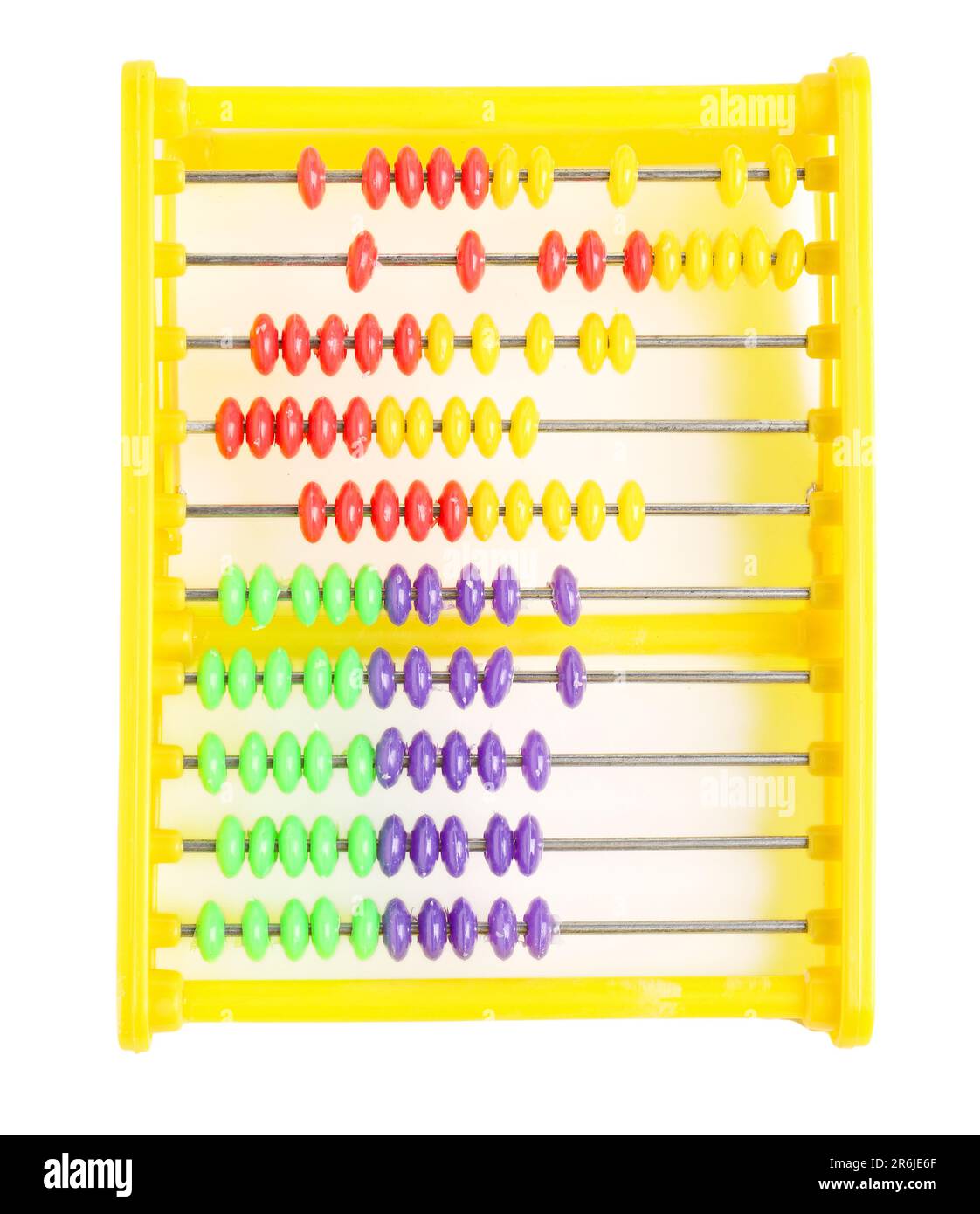 Plastic colorful abacus isolated on white background. Children's Day ...