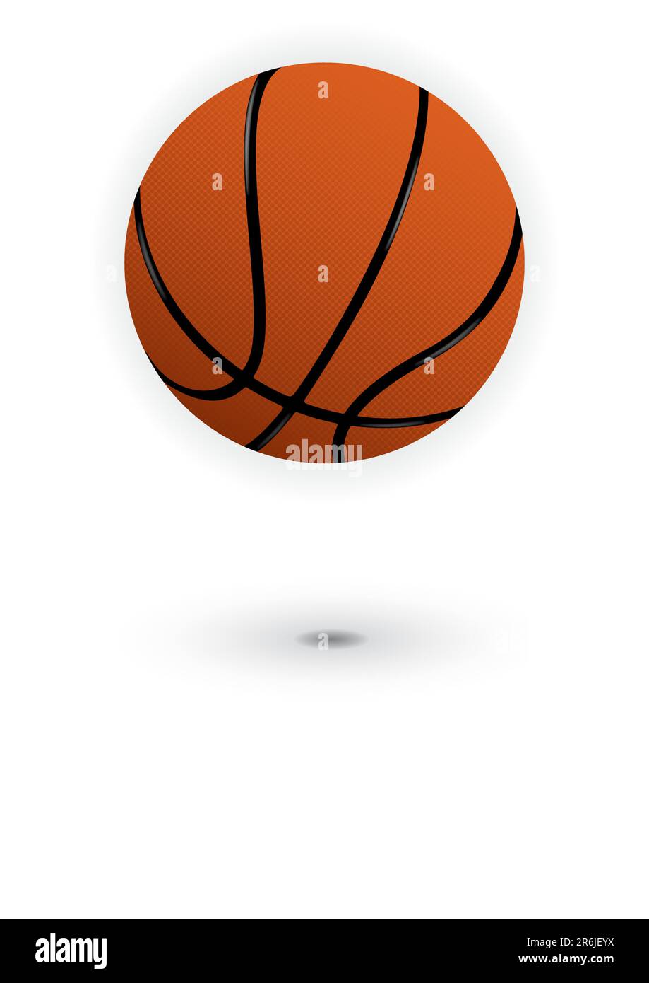 Vector illustration of a Basketball. The transparent background color ...