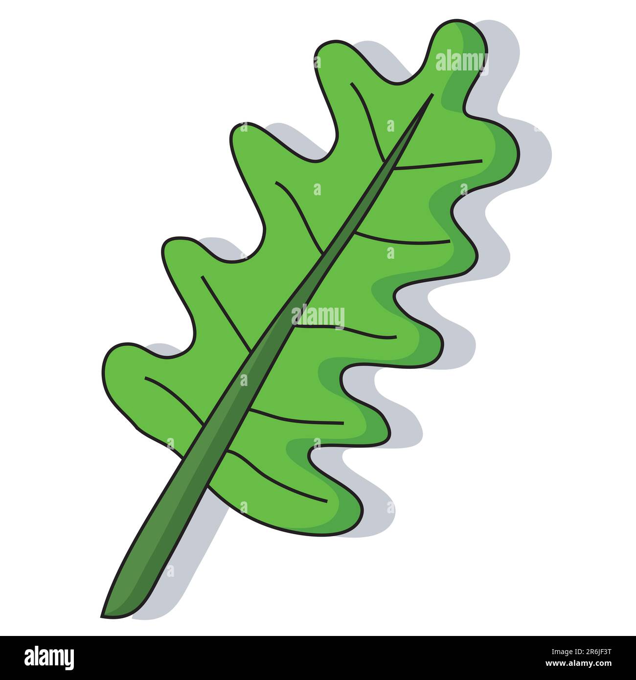 Hand drawn cartoon style leaf Stock Vector Image & Art - Alamy