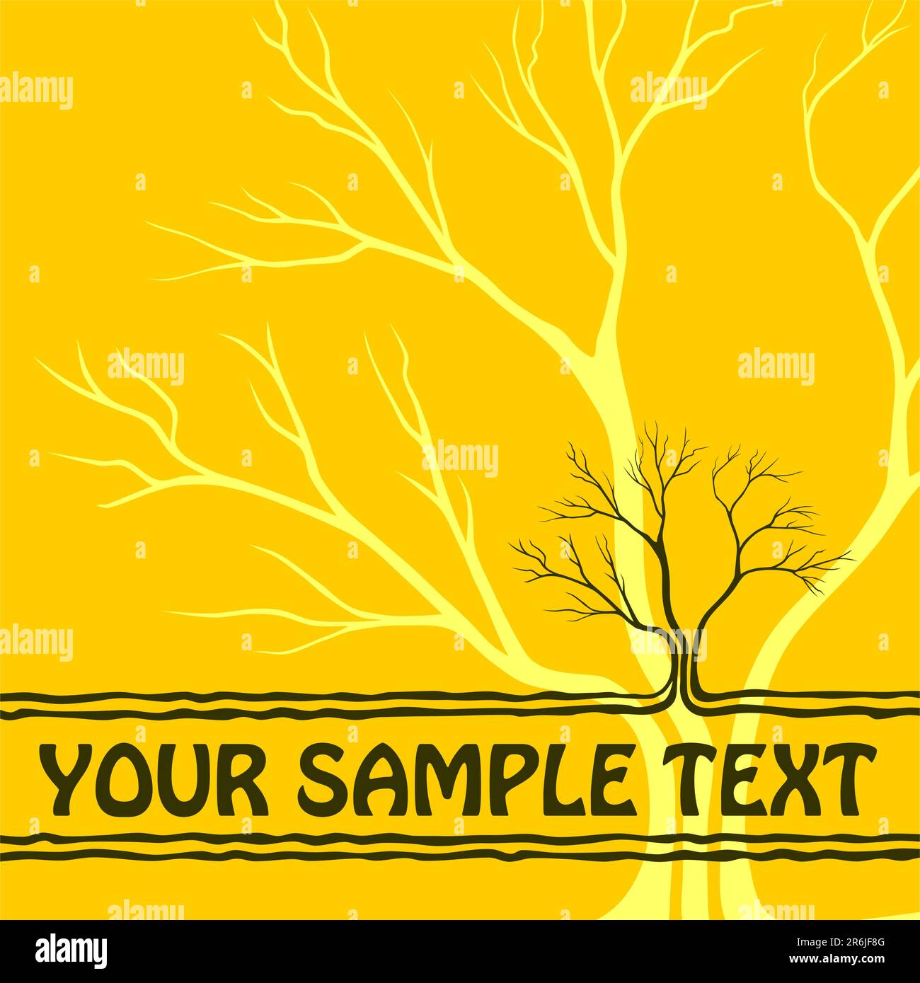 background with a tree Stock Vector Image & Art - Alamy