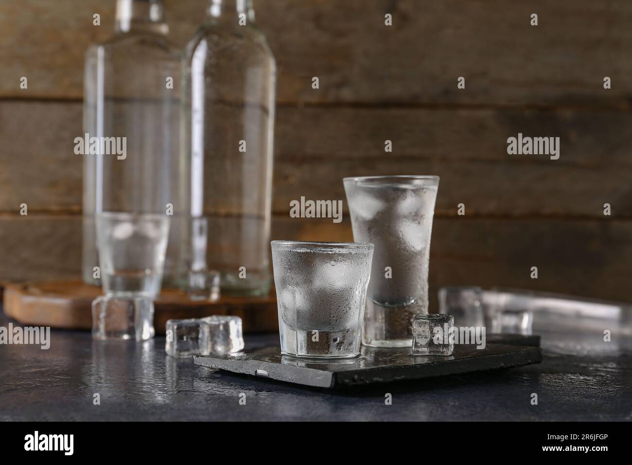 Chilled vodka bottles hi-res stock photography and images - Alamy