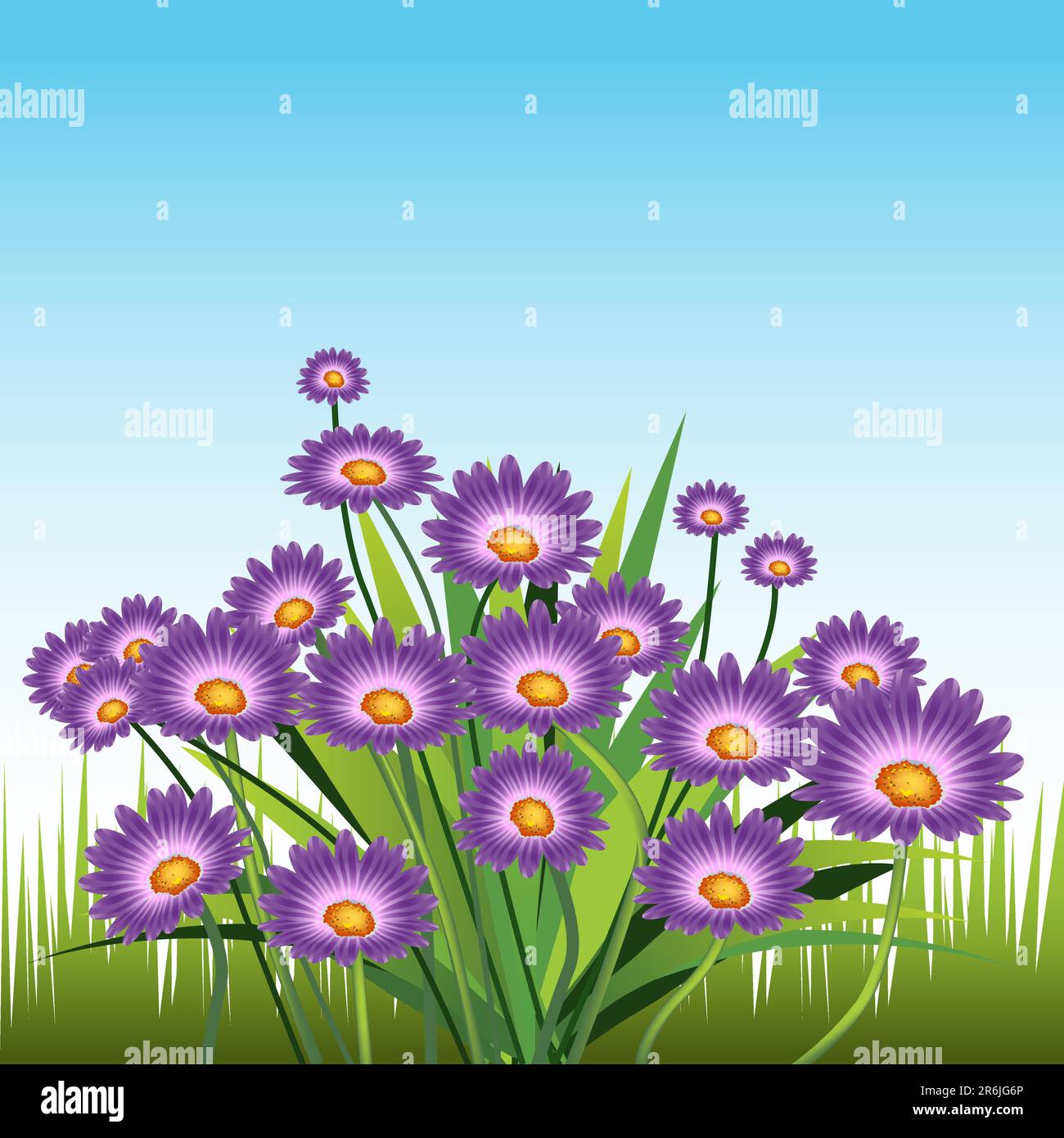 Purple color cartoon background graphics Stock Vector Images - Alamy