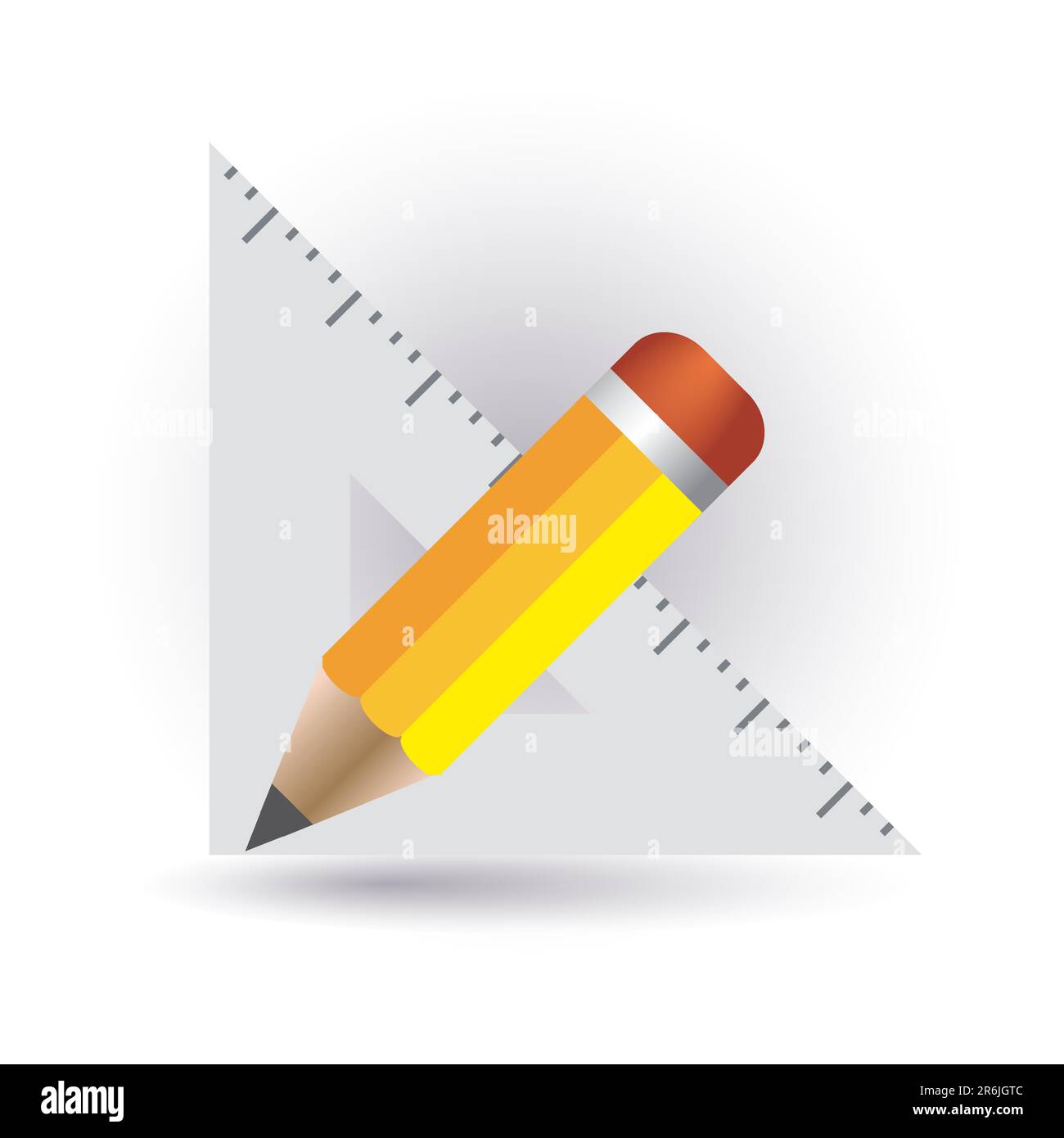 ruler and pen Stock Vector Image & Art - Alamy