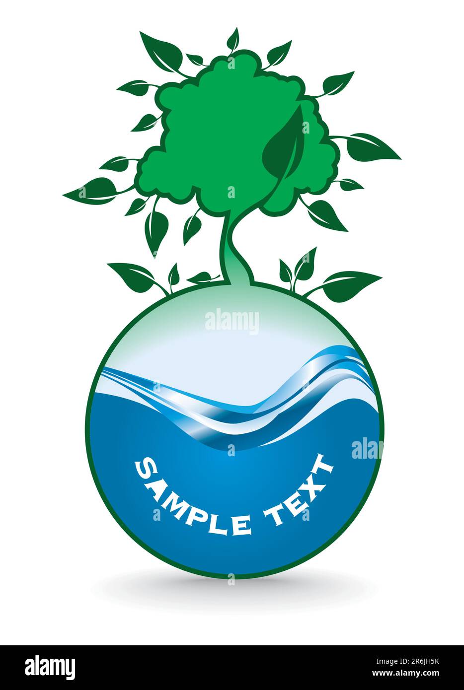 green eco design - vector illustration Stock Vector Image & Art - Alamy