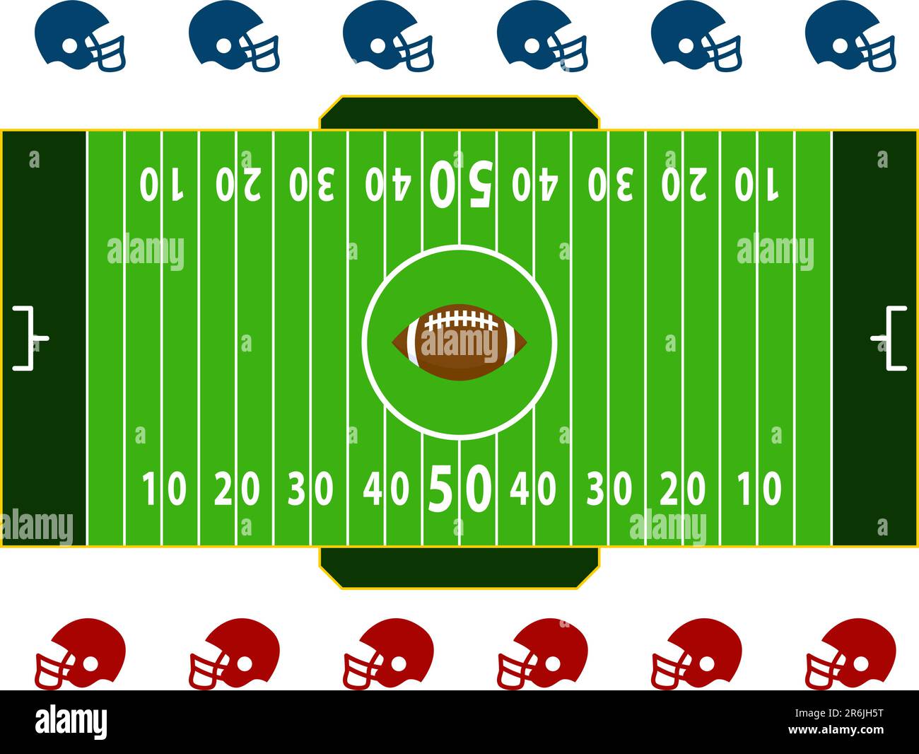 Goal football field graphic Stock Vector Images - Alamy
