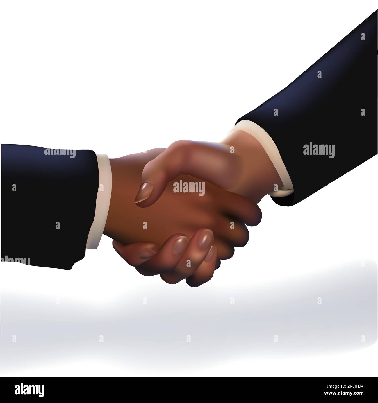 Handshake 01 - High detailed vector illustration Stock Vector Image ...