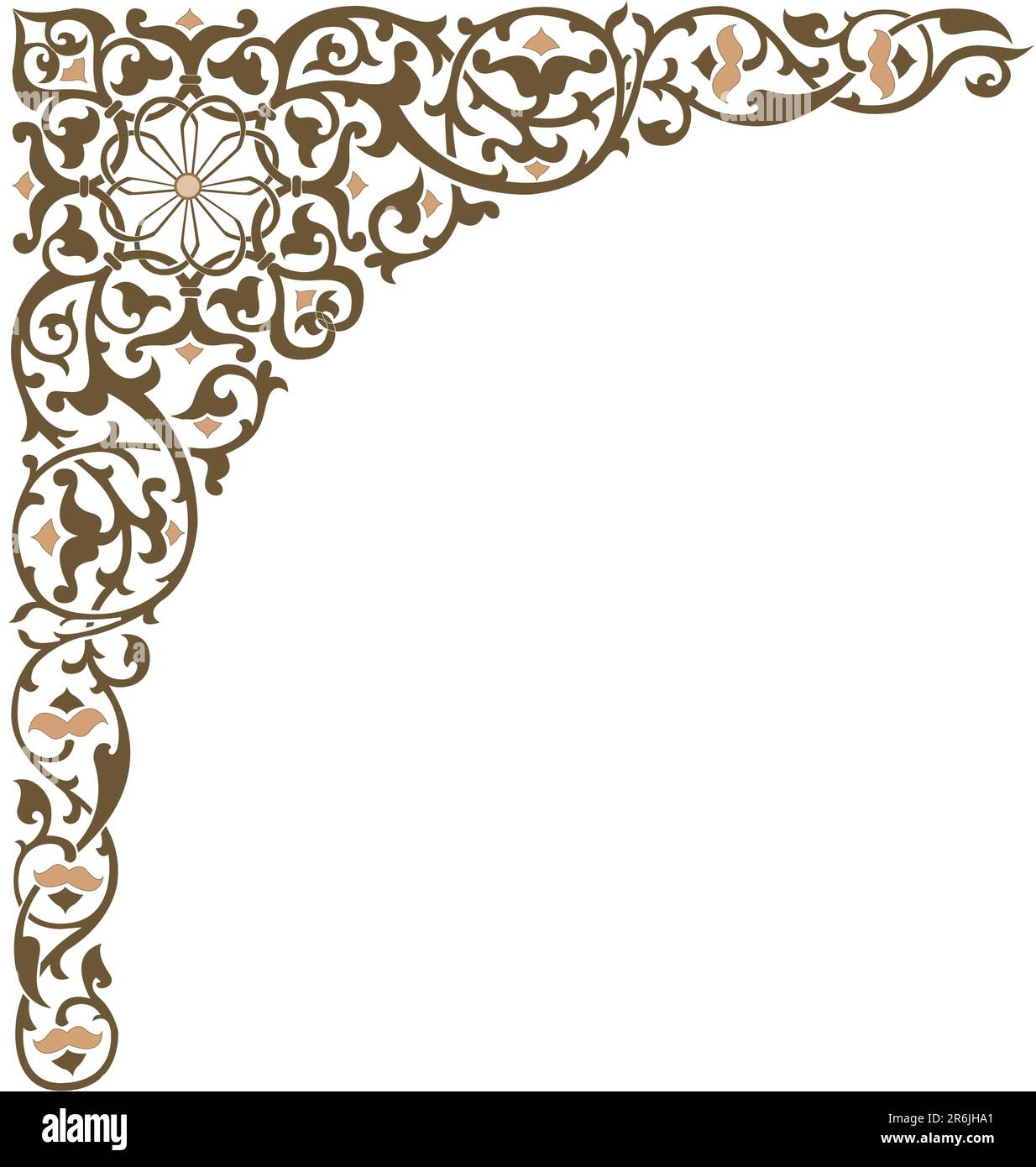 Leafy ornamental design element for frame Stock Vector Image & Art - Alamy