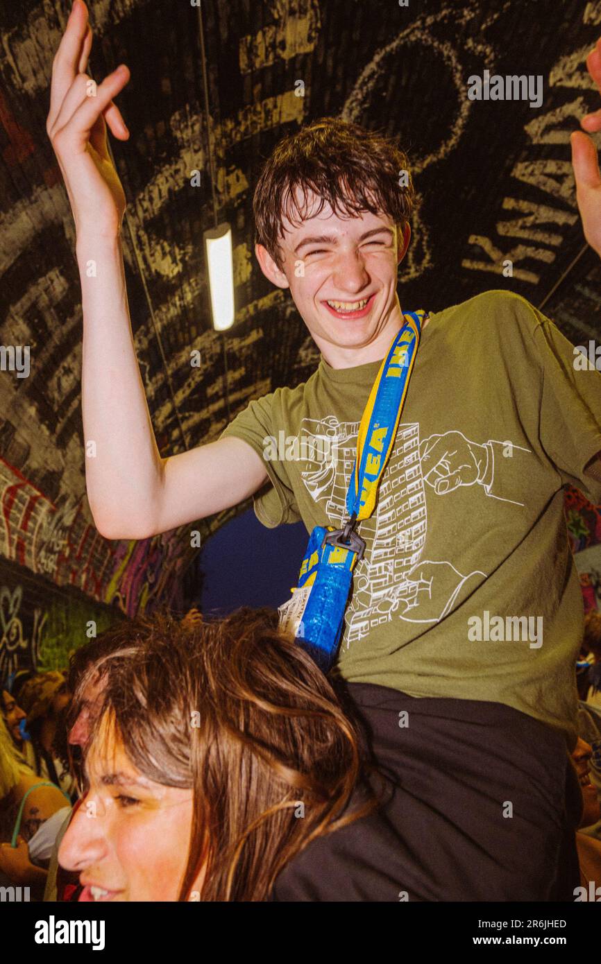 London, UK, Shoreditch, 9th May 2023, Save Our Scene Hosts a Secret ...