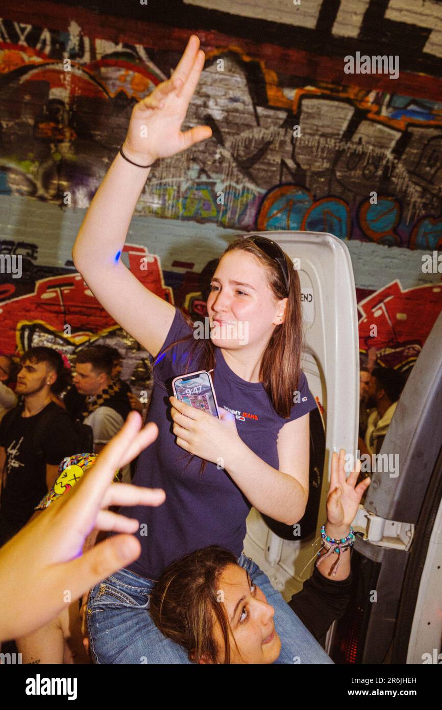 London, UK, Shoreditch, 9th May 2023, Save Our Scene Hosts a Secret ...