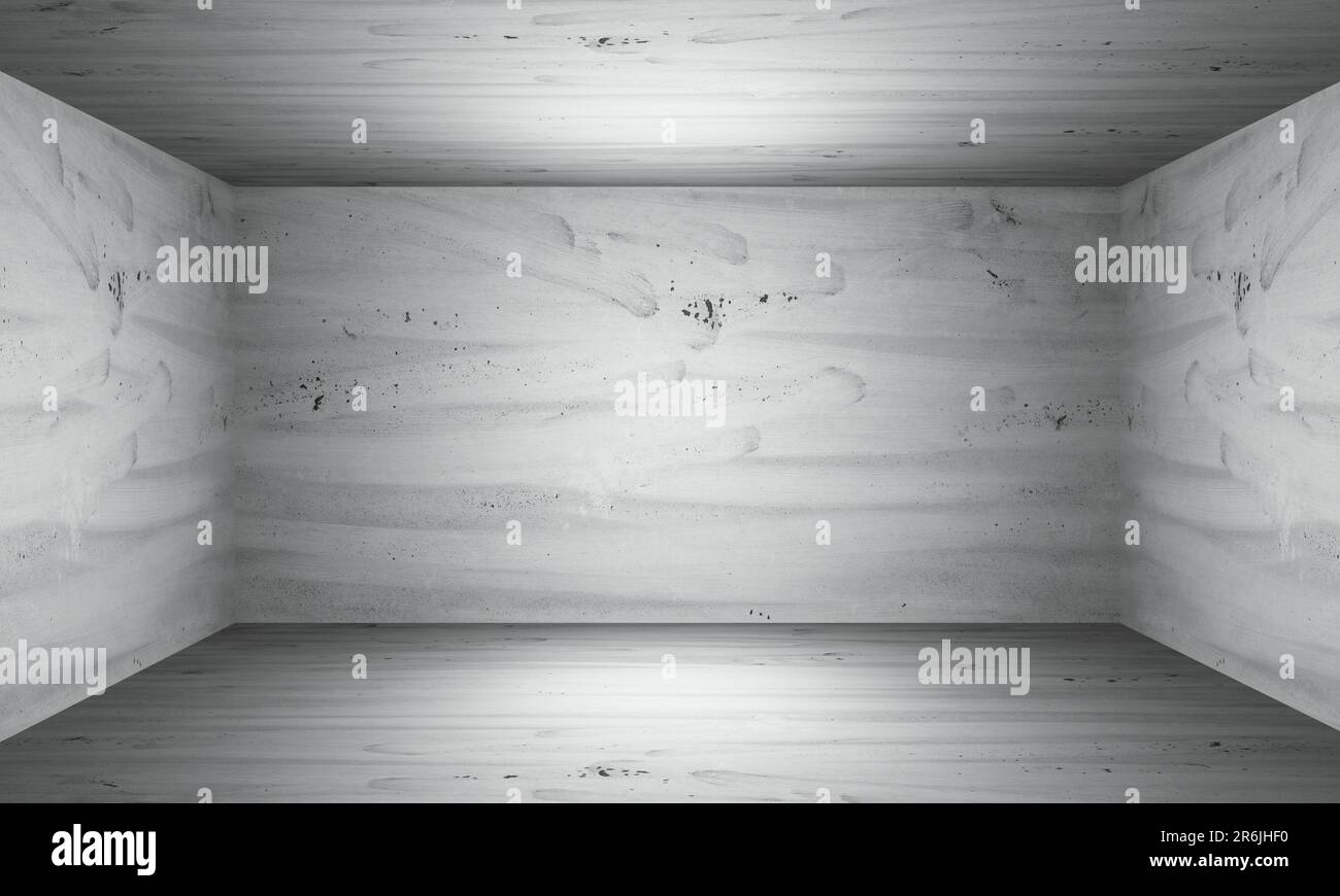 3d space concrete vintage abstract background with room perspective ...