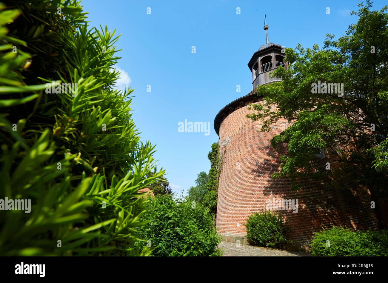 Die Schifffahrtsstadt Lauenburg an der Elbe, Schleswig-Holstein ...